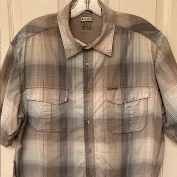 Columbia | Shirts | Columbia Titanium Short Sleeve Shirt Large | Poshmark